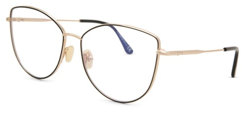 Tom Ford FT5667-B Blue-Light Block 005 55 Women Eyeglasses | eBay
