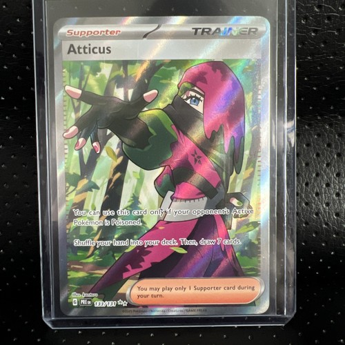 Atticus 133/131 Prismatic Evolutions - Pokemon Card - Ultra Rare Full ...