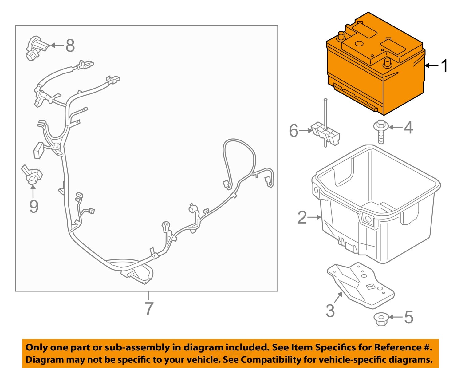 Ford Oem-battery BXT99RT4A for sale online | eBay