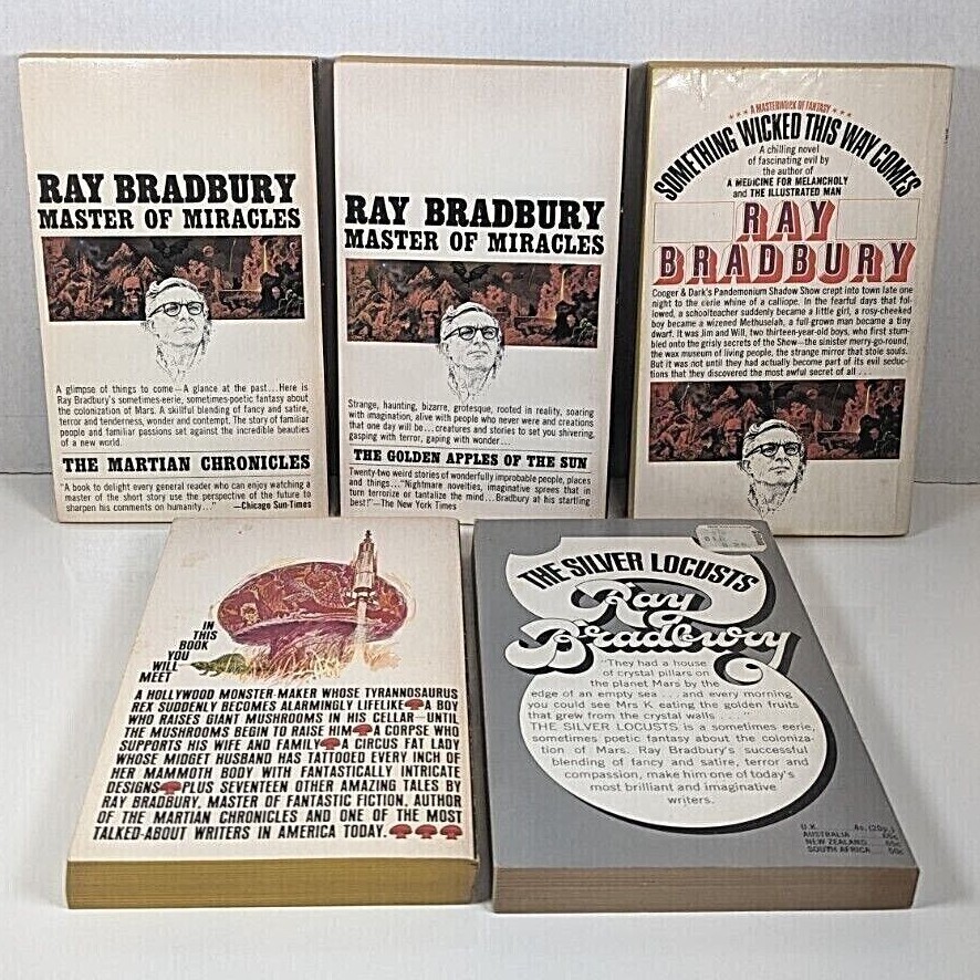 RAY BRADBURY Sci-Fi Fantasy Novels~You Choose The Book~Vintage PB Mass ...