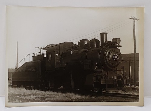 Vintage PRR Pennsylvania Railroad Steam Switcher No.94 Photograph 5x7 ...