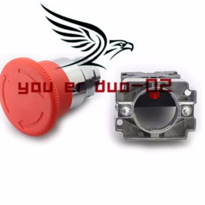 Heavy Duty 660V Red Sign Emergency Stop Push Button Switch NC + NO ...