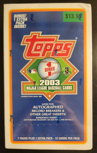 2003 Topps Baseball Cards Series 2 Sealed Box 8 Packs | eBay