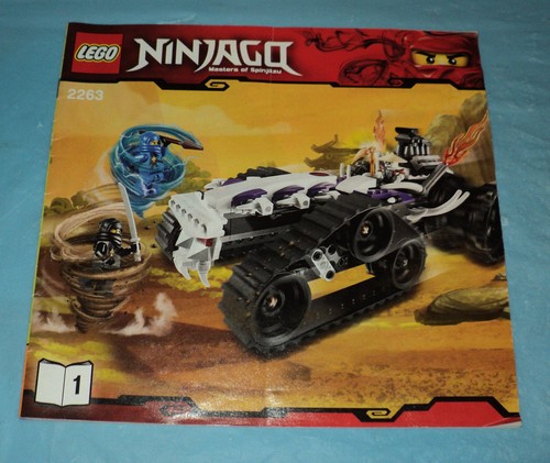 Lego 2263 Ninjago Turbo Shredder Instruction Manual Book 1. | eBay