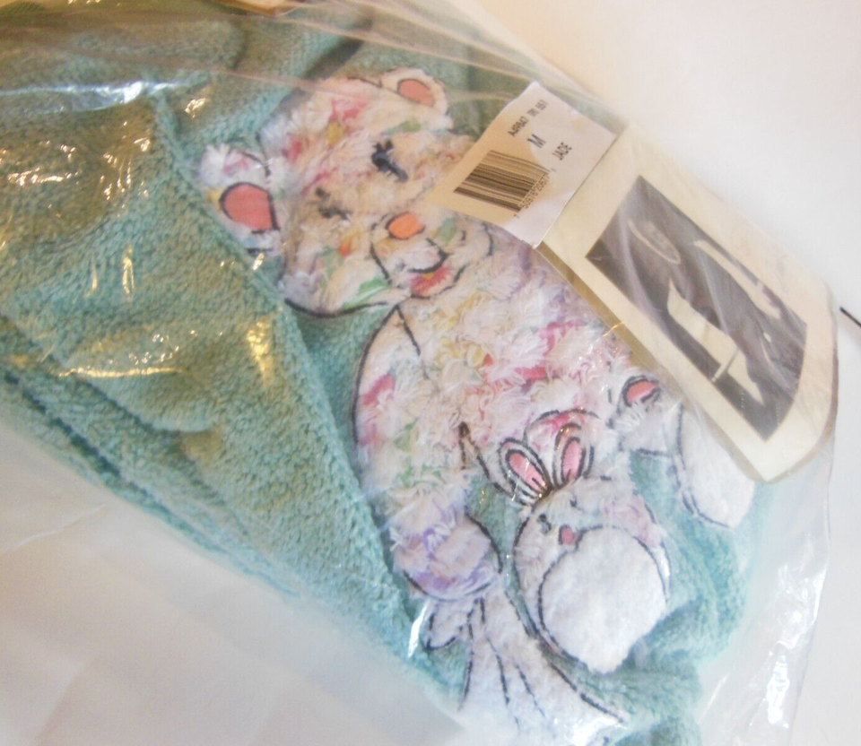 VTG Stan Herman QVC Jade (Jadeite) Green NUBBY Bear Chenille Lounge Set ...