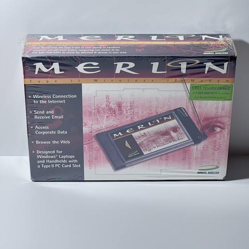 Merlin Type II Wireless IP Modem 1999 Vintage New Sealed Collectible ...