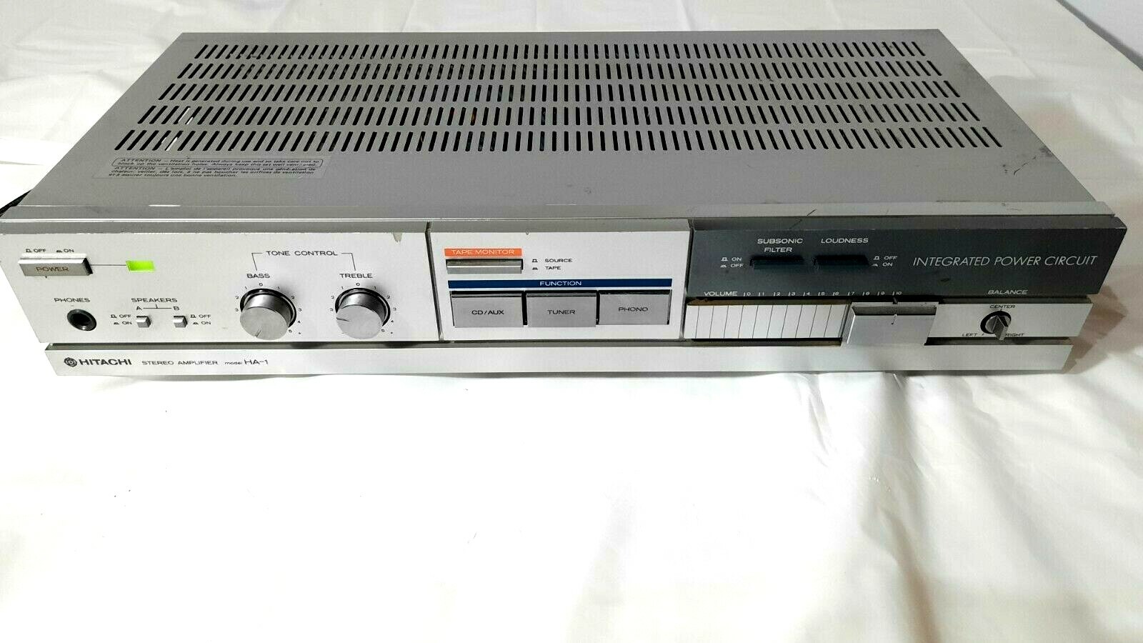 Hitachi HA-1 Stereo Amplifier. | eBay