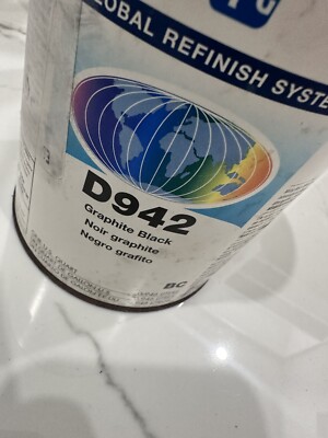 PPG Global Solvent basecoat D942 Graphite Black 1 Qt | eBay