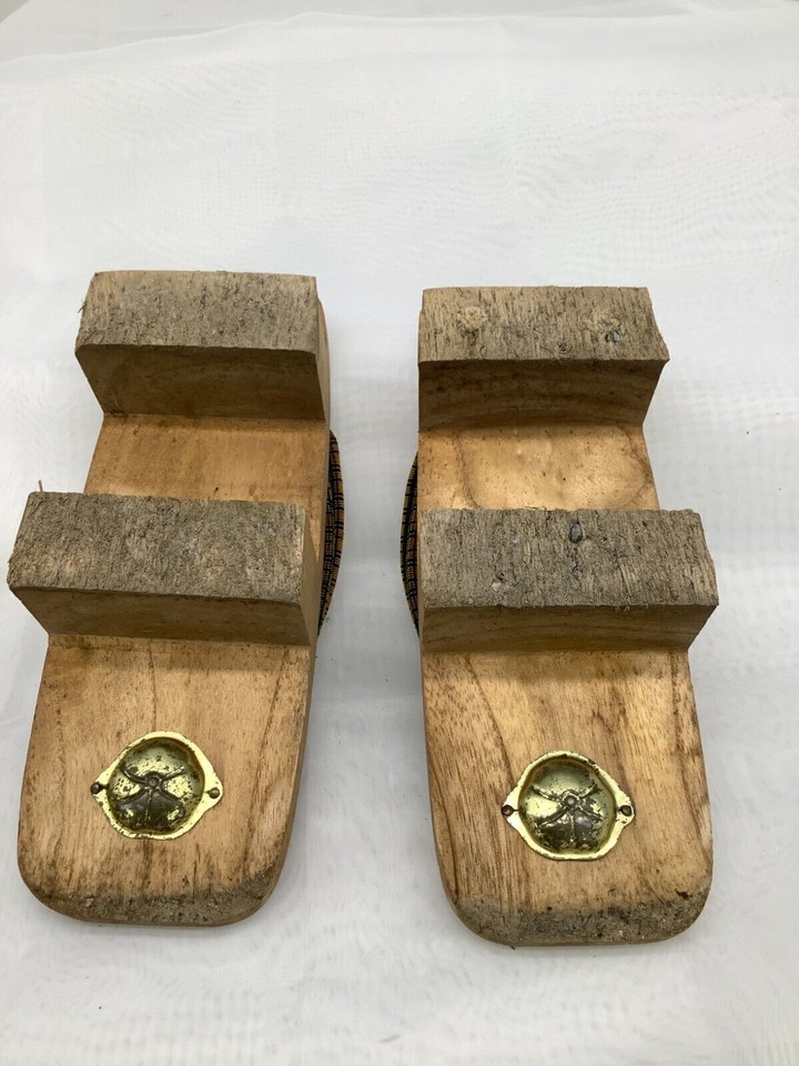 Japanese Kimono Sandal Geta Geisha Zori Wood 22.9cm Free Size Woman ...