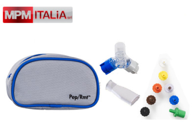 PEP MASK Set Pep/Rmt con Boccaglio Riabilitazione Respiratoria ...