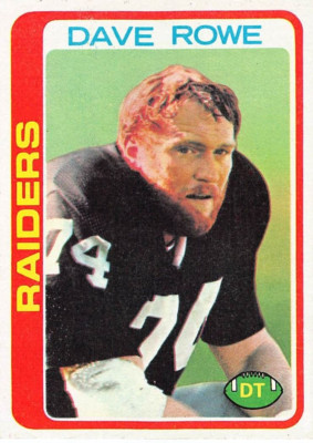 1978 Topps Football Dave Rowe #481 EX+ CONDITION OAKLAND RAIDERS | eBay