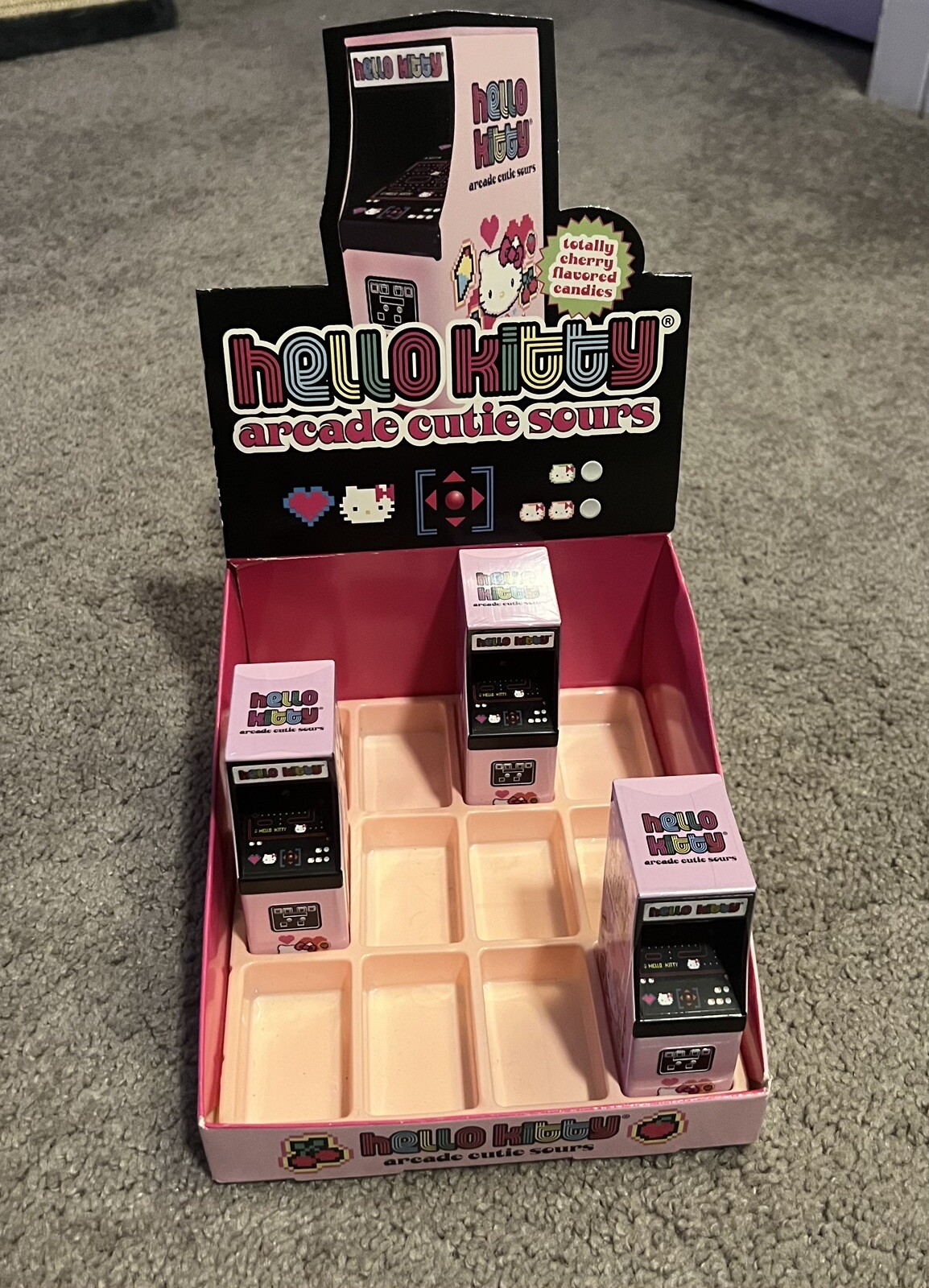 Rare Hello Kitty Arcade Cutie Sours Collectible Candy Display | eBay ...