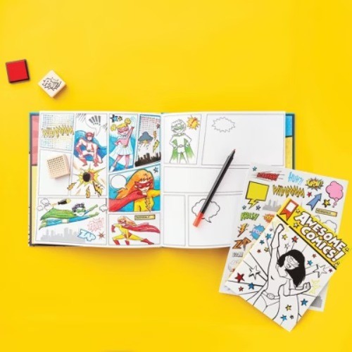 Create-Your-Own Superhero Comic Books Kit - Mondo Llama: DIY Art Kit | eBay