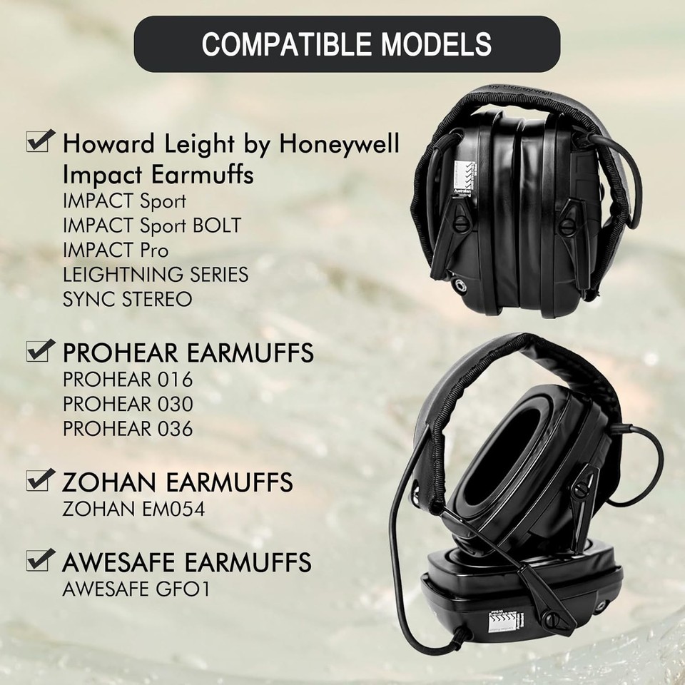 Gel Ear Pads for Howard Leight by Honeywell Impact Sport Pro ...