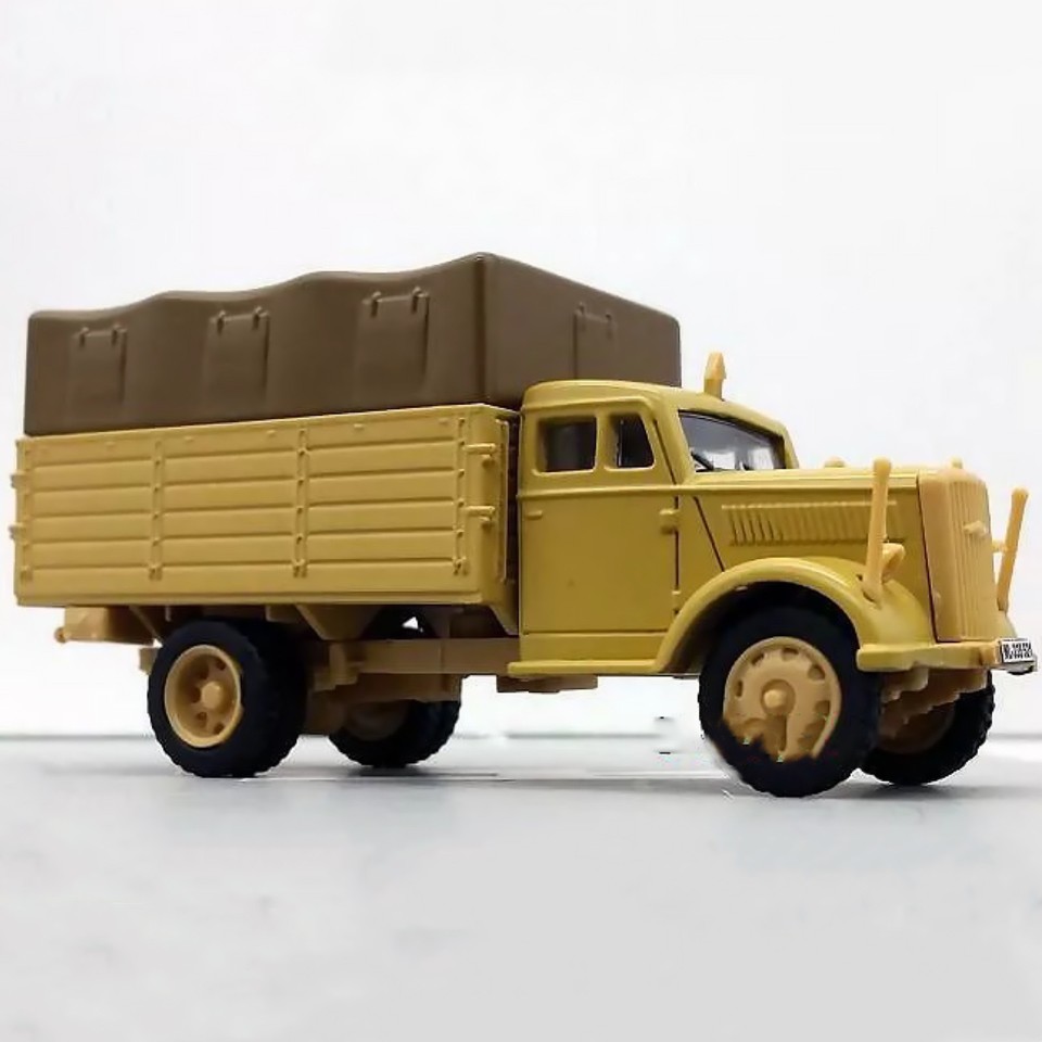 8.5cm Diecast Alloy 1/72 Scale WWII German Opel Blitz Truck Simulation ...