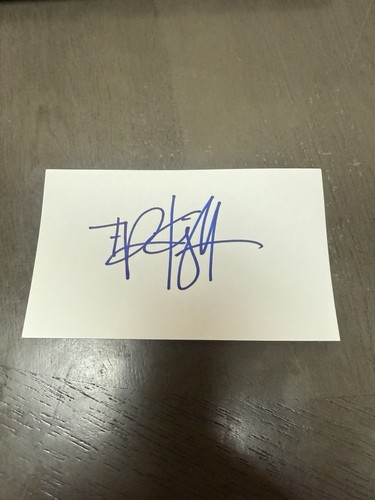 T.R. Knight Signed 3x5 Index Card, Grey’s Anatomy Actor | eBay