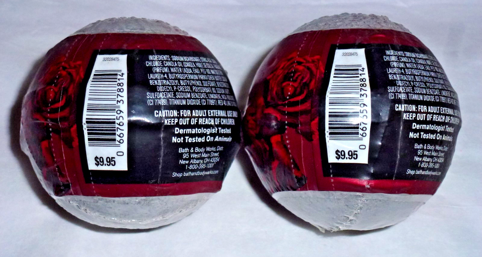 Bath & Body Works VAMPIRE BLOOD BATH FIZZY 4.6 oz. X 2 - Both Sealed ...