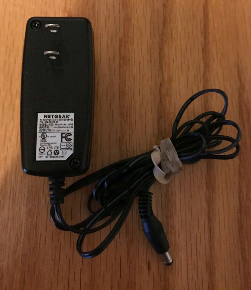 Genuine NETGEAR 332-10375-01 AC Adapter 12V SAL018F1 NA 18.0W | eBay