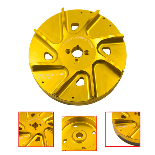 Billet Aluminum Lightweight Flywheel For Predator 212cc Hemi Engines | eBay