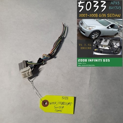 ⭐⭐OEM 2007-2008 INFINITI G35 WIPER HEADLIGHT SWITCH CONNECTOR⭐⭐ | eBay