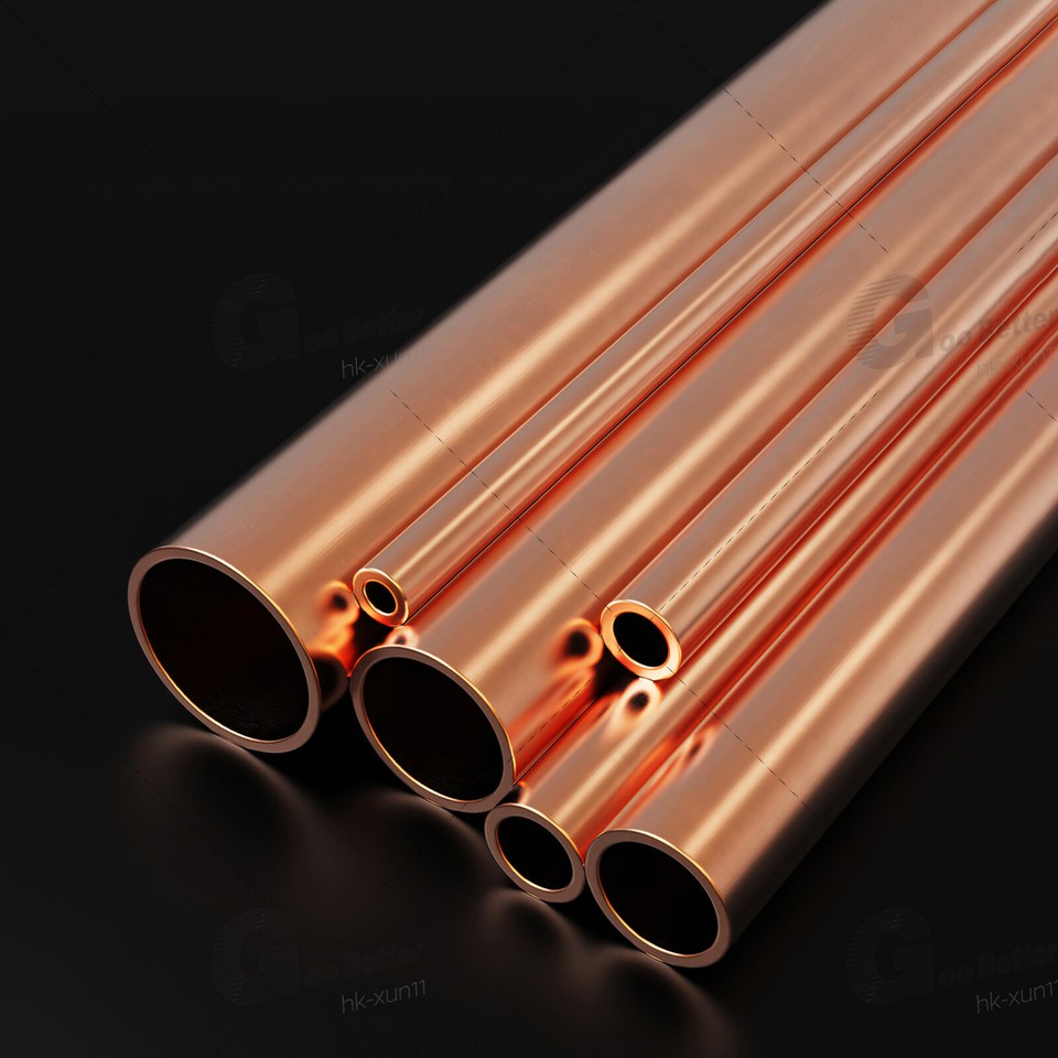 Microbore Copper Tube Pipe, Length 100/500mm OD 14-90 mm Wall Thickness ...