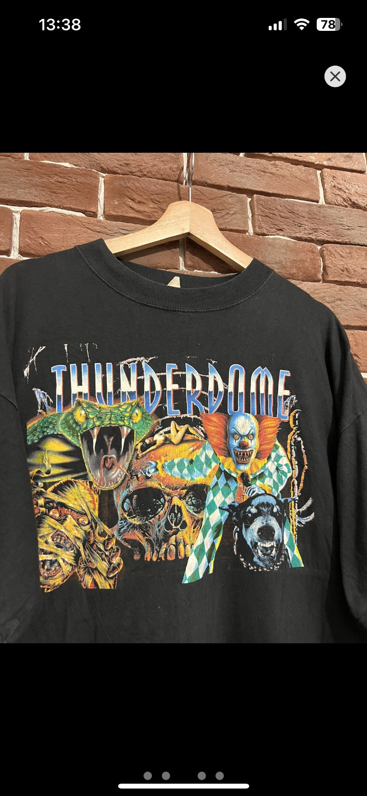 Rare Vintage 1995 Thunderdome Wizard Gabber Band Tshi… - Gem