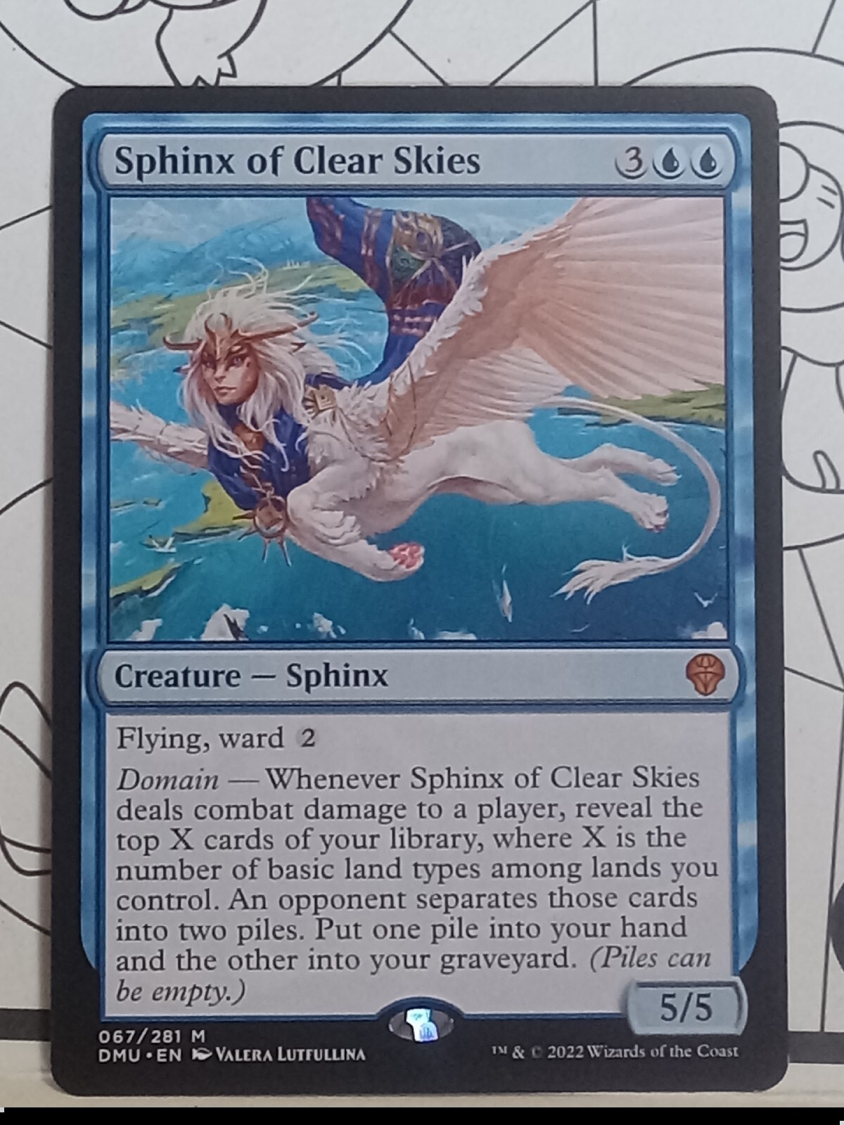 MTG Sphinx of Clear Skies Dominaria United 067/281 Regular Mythic for sale online | eBay