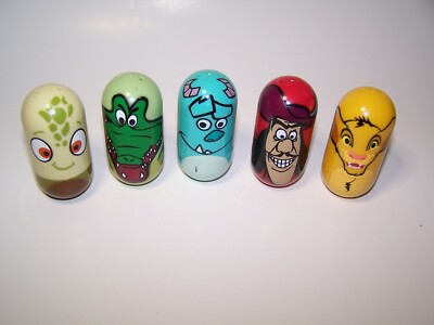 Lot of 5 Walt Disney Parks Weeble Wobble Mighty Beanz:: Capt Hook ...