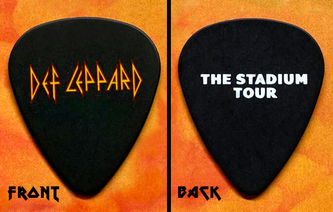 Def Leppard 2022 STADIUM Tour VIP Merchandise GUITAR PICK Exclusive ...
