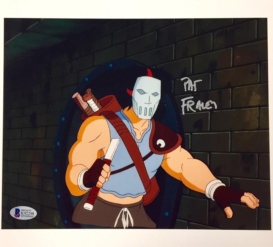 PAT FRALEY voice of Casey Jones TMNT Autograph Signed 8x10 Photo BAS ...