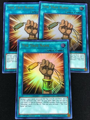 YUGIOH THE TRUE NAME LED7-EN014 1ST ULTRA X3 (NM) | eBay