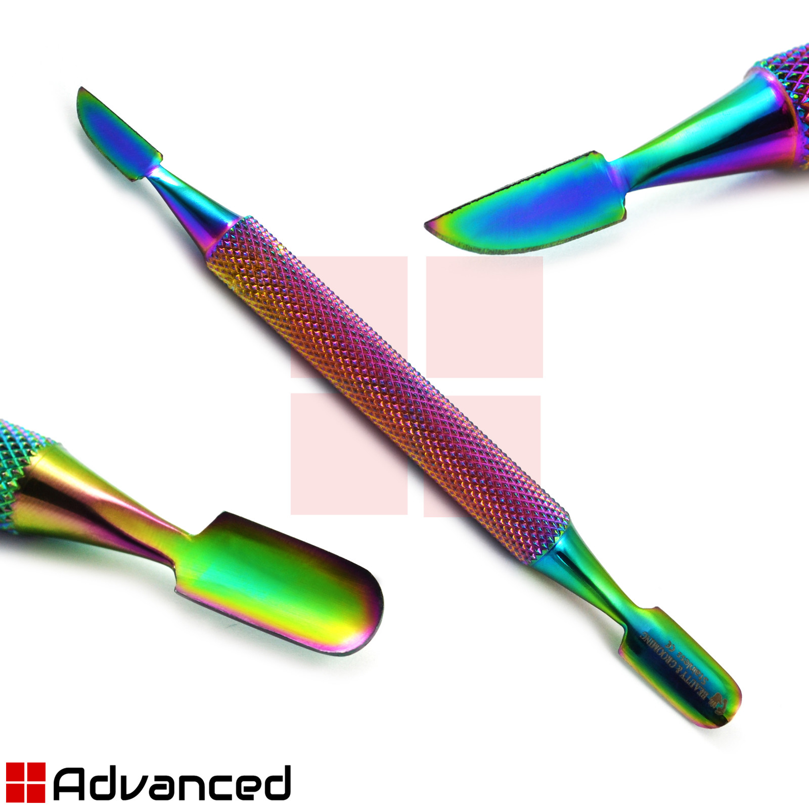 Professional Cuticle Pusher Nail Cleaner Spoon Gouge Manicure Pedicure ...