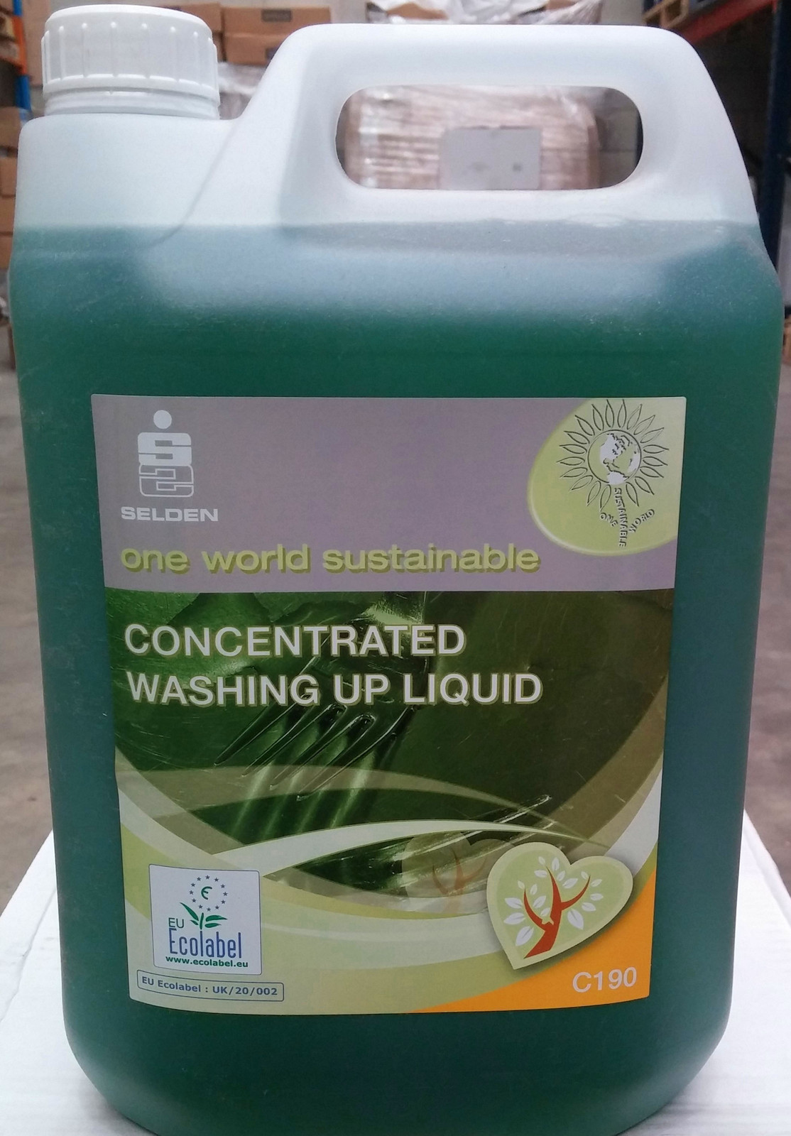 Selden C190 Concentrated Eco-Friendly Neutral Washing Up Liquid ...