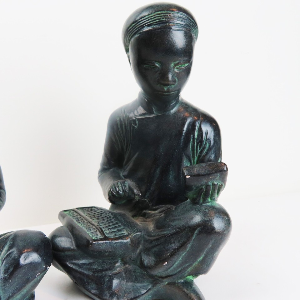 Austin Productions 1961 Mathematician and Scribe Bookends | eBay