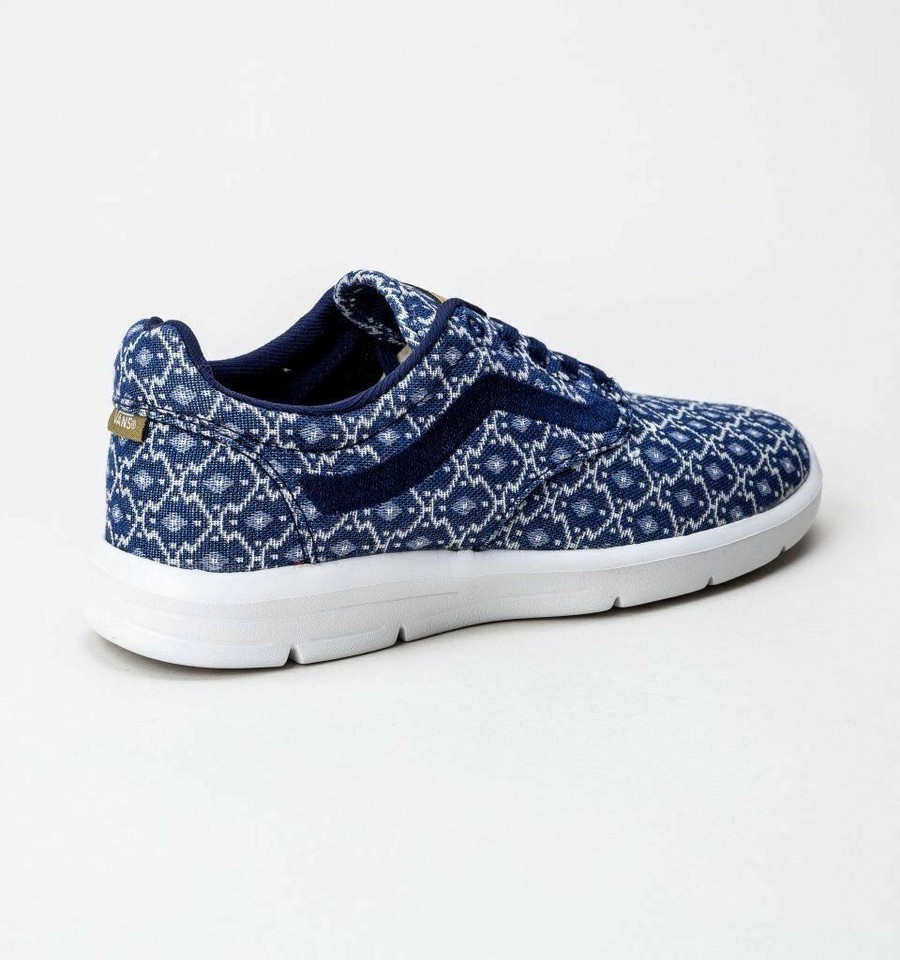 VANS ISO 1.5 (Blanket Weave) Eclipse Blue Womens UltraCush Trainers ...