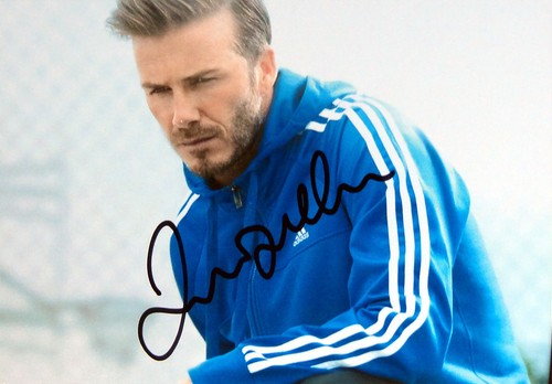 David Beckham Autogramm Fußball Legende Autograph Manchester United | eBay
