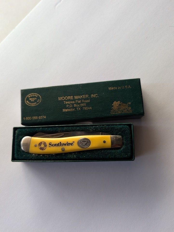 Vintage Pocket Folding Knife Moore Maker Inc. #3201 | eBay