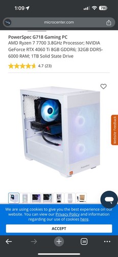 Powerspec Gaming pc good quality used bought for $1700. | eBay