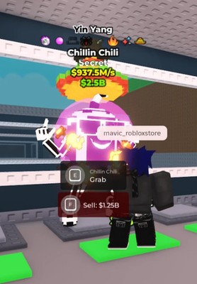 Steal A Brainrot - Chillin Chili - Secret 937.5M/s - YIN YANG OP ...
