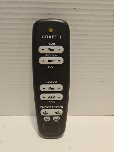 Craftmatic Adjustable Bed Craft 1 Remote Control Linak Works Battery ...