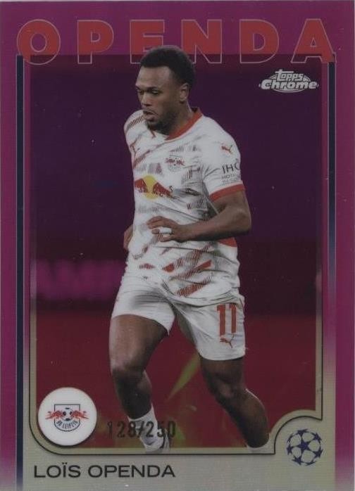 2024-25 Topps Chrome Uefa Club Competitions - Lois Openda #20 Pink ...