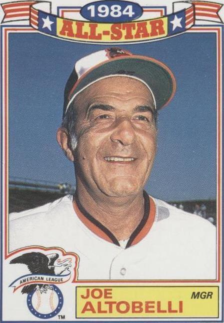 1985 Topps - Rack Pack Glossy All-Stars Joe Altobelli #12 for sale ...