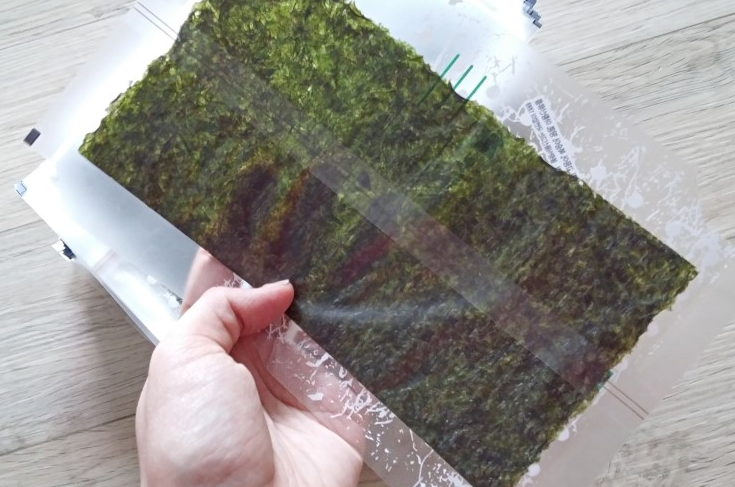 Refill 100ea for Korean Samgak Kimbap Making Kit, Onigiri Nori Laver ...