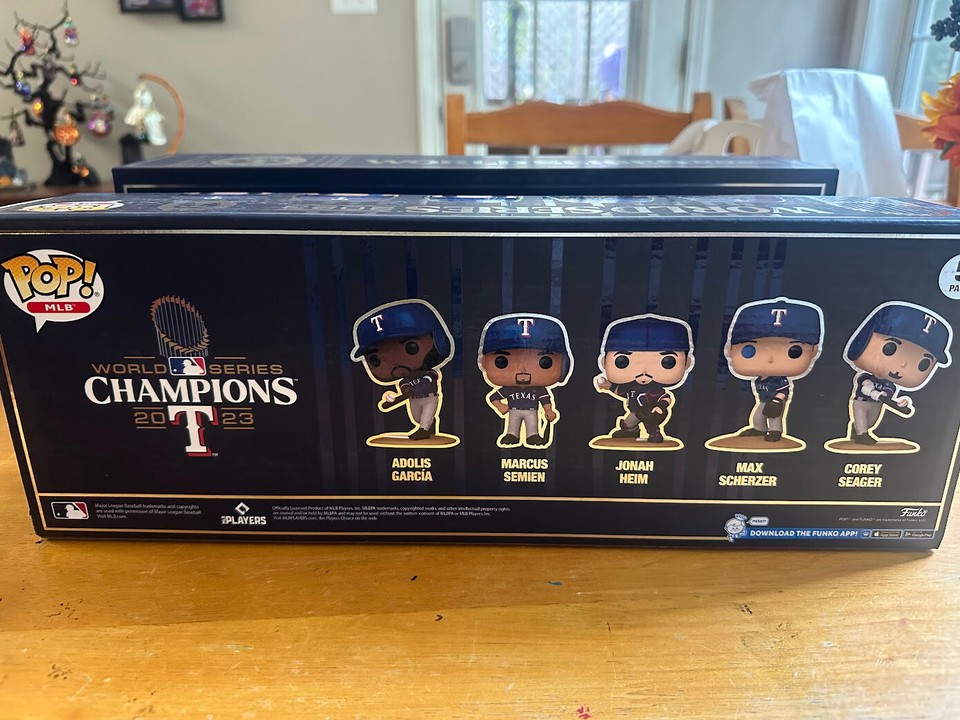 Texas Rangers Funko MLB 2023 World Series Champions Fanatics Exclusive ...