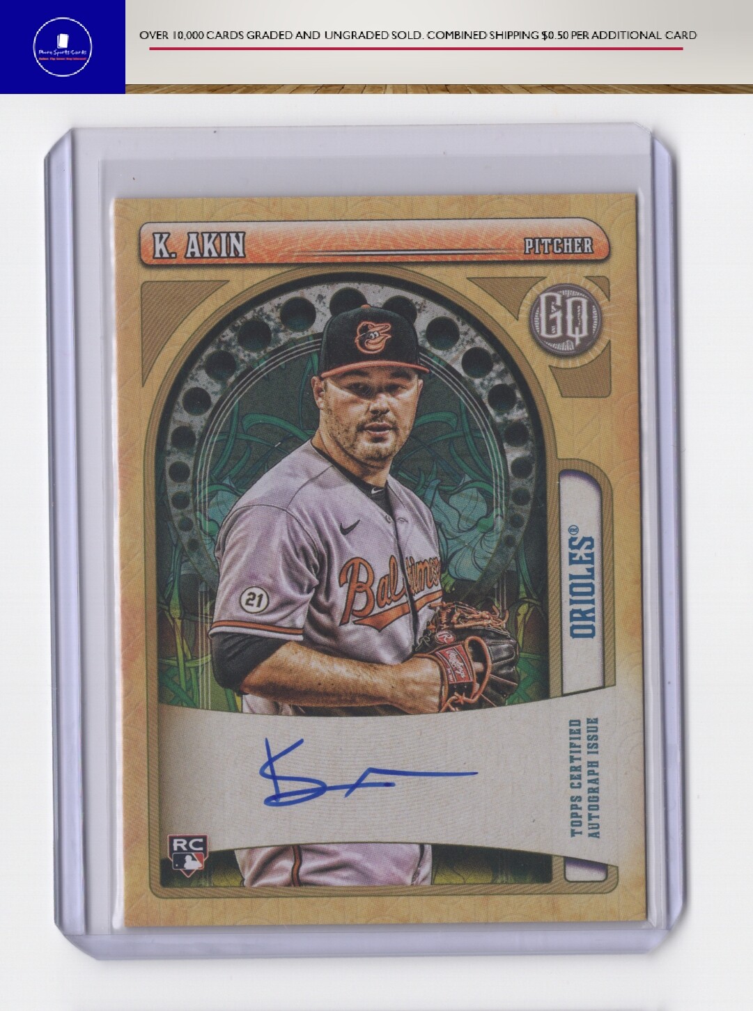 2021 Topps Gypsy Queen - Gypsy Queen Autographs Keegan Akin #GQA-KA ...