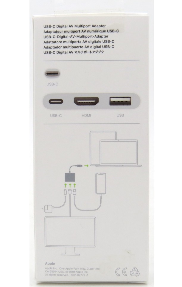 Apple - USB Type-C Digital AV Multiport Adapter MUF82AM/A Brand New | eBay