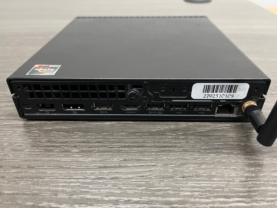 Lenovo ThinkCentre M75q G2 Mini Ryzen 3 4350GE 3.5GHz 16GB 256GB NVMe ...