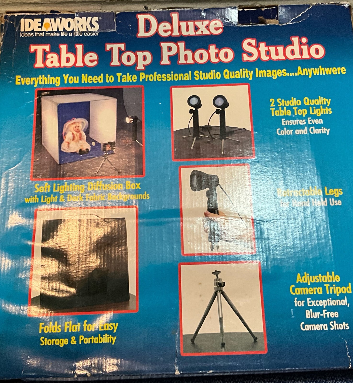 Ideaworks Deluxe Table Top Photo Studio | eBay