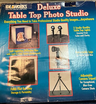 Ideaworks Deluxe Table Top Photo Studio | eBay
