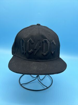 AC/DC Official Canon Pop-Art Black Snapback Baseball Cap Hat Angus Hard ...